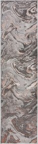 Flair Rugs, Běhoun Eris Marbled Blush, 60x230, růžová, chodba / předsíň