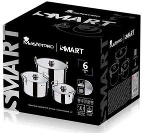 Sada hrnců Masterpro Smart, 6 dílů