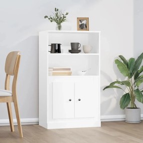 Fionshop 263905424 Skříň highboard bílá 60 x 35,5 x 103,5 kompozitní dřev