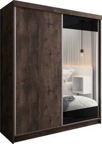 Posuvná skříň TOP B-33 tmavý jasan 200