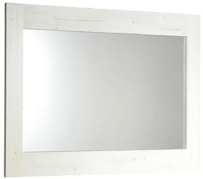 Sapho BRAND zrcadlo v dřevěném rámu 1000x800mm, starobílá - BA057