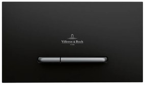 VILLEROY & BOCH Villeroy &amp; Boch ViConnect : 300S ovládací tlačítko k WC, Black Matt, 922169AN