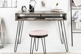 Designový psací stůl Felix 100 cm, šedé mango