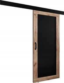 Posuvné dveře s krycí lištou ADIO 1 dub Craft zlatý + černý 60