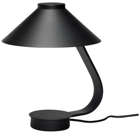 Černá LED stmívatelná stolní lampa (výška 31 cm) Muri – Hübsch