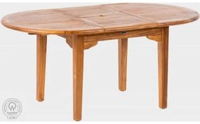 Rozkládací teakový zahradní stůl LEGANTE 11021 - 120x130-180 cm - 3D5585