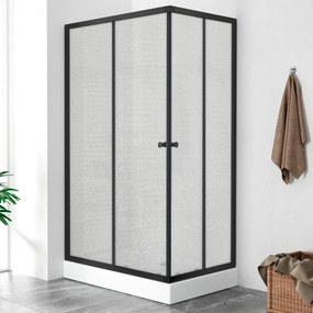 POINT BLACK LOR 100x80 Grape Obdélníkový sprchový kout s akrylátovou vaničkou