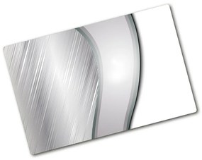 Wallmuralia Kuchyňská deska velká skleněná Kovová abstrakce 80x52 cm