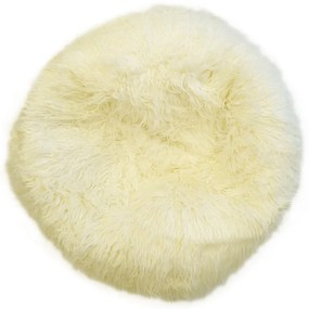 BeanBag Sedací vak Shaggy White