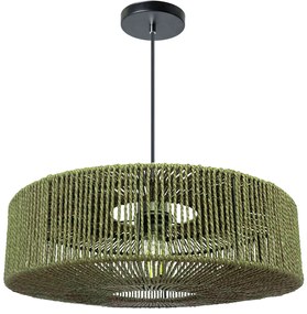 Toolight Toolight, stropní svítidlo 1xE27 APP1296-1CP GREEN, zelená-černá, OSW-08968
