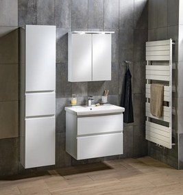 Aqualine Aqualine, ALTAIR vysoká skříňka s košem 40x184x31cm, bílá, AI185L