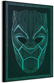 Obraz na plátně Marvel Black Panther Tribal Mask 60x80cm WDC100370