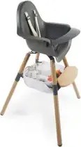Childhome Košík pod židličku Evolu 2 White / 24 x 24 x 15 cm