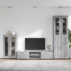 Sestava TV skříněk FLORIN 3 ks Šedá Sonoma Kompozitní dřevo 3397980