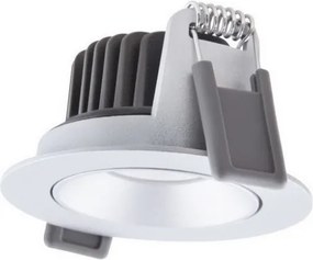 Podhledové LED svítidlo LEDVANCE SPOT ADJUST stříbrné 8W 3000K CRI90 36° stmívatelné