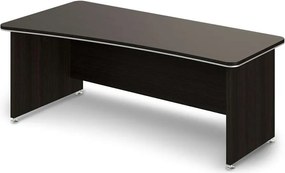 Ergonomický stůl TopOffice 200 x 100 cm, levý, wenge