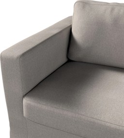 Potah na pohovku IKEA  Karlstad 3-místná, nerozkládací, dlouhý barva béžová látka pletený vzor