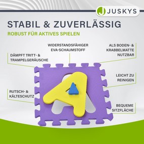 Juskys Dětská pěnová puzzle podložka Kim Barva: vícebarevná