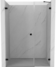Mexen Lunar-B sprchové dveře, levé, 110 cm, transparentní, černé - 832S-110-050-70-00-L