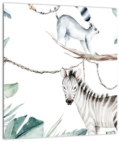 Obraz - Exotická zvířátka (30x30 cm)