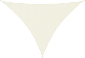 vidaXL Stínicí plachta oxford trojúhelník 2,5 x 2,5 x 3,5 m [135829] Barva: krémová