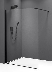 Polysan Modular Shower - Sprchová stěna 900x2000 mm, čiré sklo/černá mat MS1-90B
