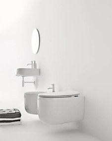 Kerasan, NOLITA WC sedátko, SLIM, Soft Close, bílá, 539101