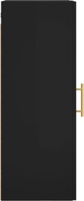 vidaXL Nástěnná skříňka 34,5 x 34 x 90 cm [828845] Barva: Černá