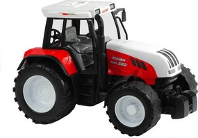 LEAN Toys Velký traktor s přívěsem zemědělský stroj 65 cm