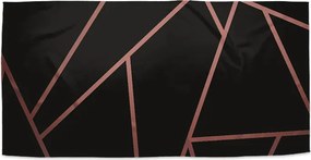 Sablio Ručník Růžové obrazce - 70x140 cm