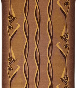 Berfin Dywany Protiskluzový běhoun na míru Zel 1001 Brown s obšitím - šíře 67 cm s obšitím