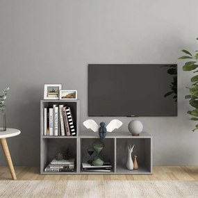 TV skříňky 2 ks betonově šedé 72x35x36,5 cm kompozitní dřevo 3079947