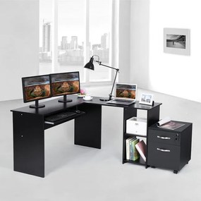 Rohový kancelářský stůl LCD810B