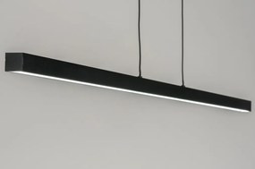 Závěsné designové černé LED svítidlo nad stůl Corciano O Black