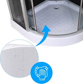 Terra Hydromasážní box WSH7180 BL 80x80