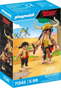 Set figurek a příslušenství playmobil 71545 asterix: zmasabujon y kruton a pepé