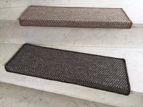 Vopi Nášlapy na schody Nature světle béžový obdélník, samolepící - 25x80 obdélník (rozměr včetně ohybu)