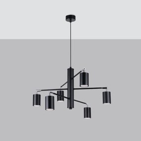 Sollux Lighting Lustr LEMMI 6 černý