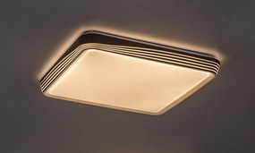 Rabalux Hnědé stropní LED svítidlo Druzor hranaté 480x480mm 40W 71166