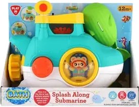 TEDDIES Ponorka do vany / Hračka do vody / Plast / 23 cm / přísavky, l