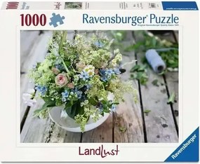 Ravensburger Puzzle LandLust: Letní kytice / 1000 dílků / od 14 let