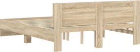Rám postele s čelem dub sonoma 140 x 190 cm 3207499