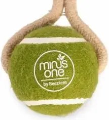 Beeztees Minus One 2 tenisové míčky na laně 6cm / Hračka pro psy
