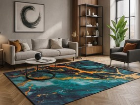 TZ Smaragdový mramorový koberec OVON Rozměr: 120x160 cm