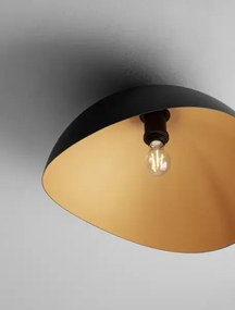 LED černo-zlaté designové stropní svítidlo Opsi 50