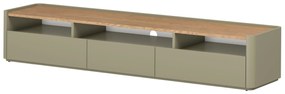 TV stolek Elivo 200 cm - eukalyptus / dub baltic dune