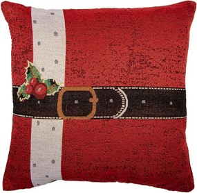 Červený povlak na polštář Santa Claus Christmas Rustic - 44*44 cm
