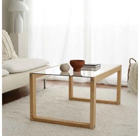 Designový konferenční stolek Vaidehi 85 cm přírodní