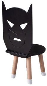 Manibox Dětská dřevěná židlička SUPER HERO + jméno ZDARMA