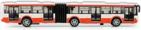RAPPA 243484 Kovový kloubový autobus červený 18 cm / od 3 let